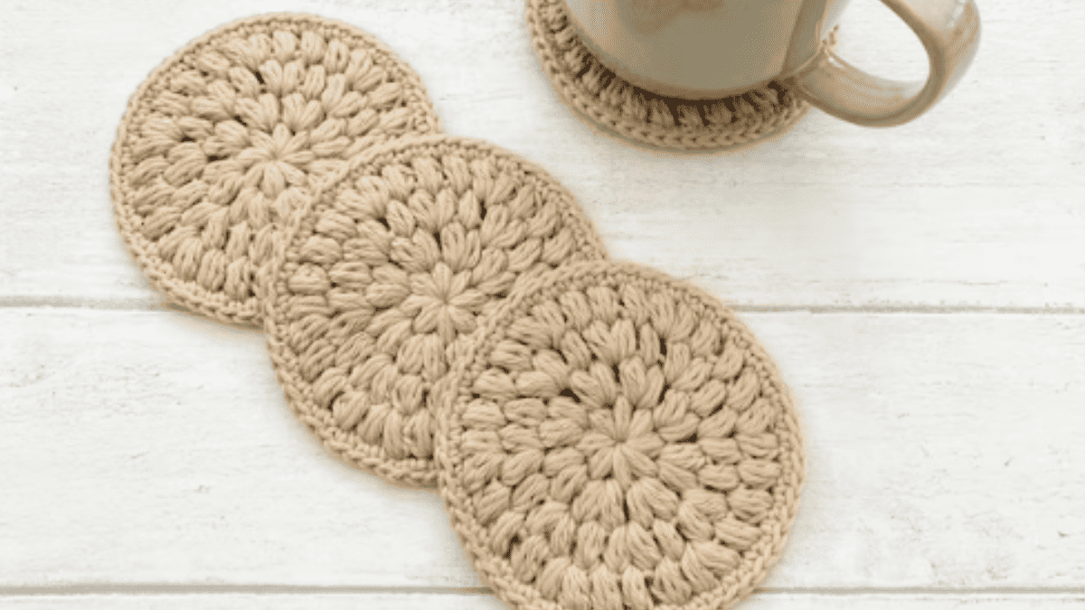 Easy Crochet Coasters Patterns: Great For Beginners - Fun Crochet Patterns