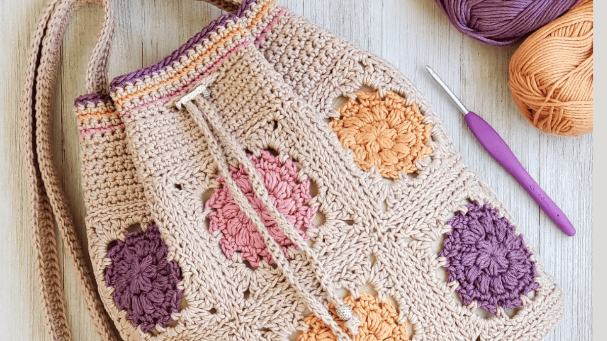 Easy Crochet Granny Square Bag Patterns - Fun Crochet Patterns