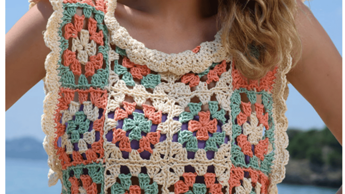 Easy Crochet Granny Square Tops - Fun Crochet Patterns
