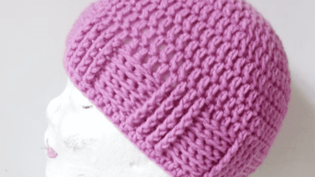 Easy Chemo Hat Crochet Patterns For Cancer Patients - Fun Crochet Patterns