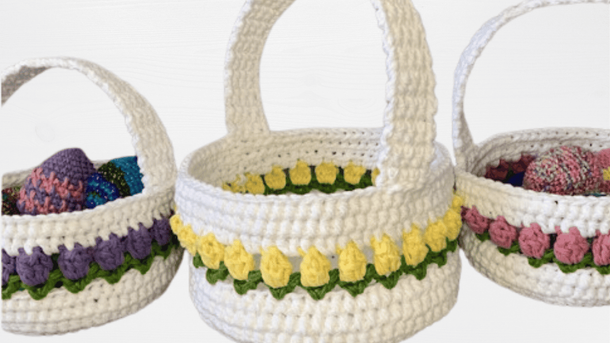Easy Crochet Easter Basket Patterns - Fun Crochet Patterns