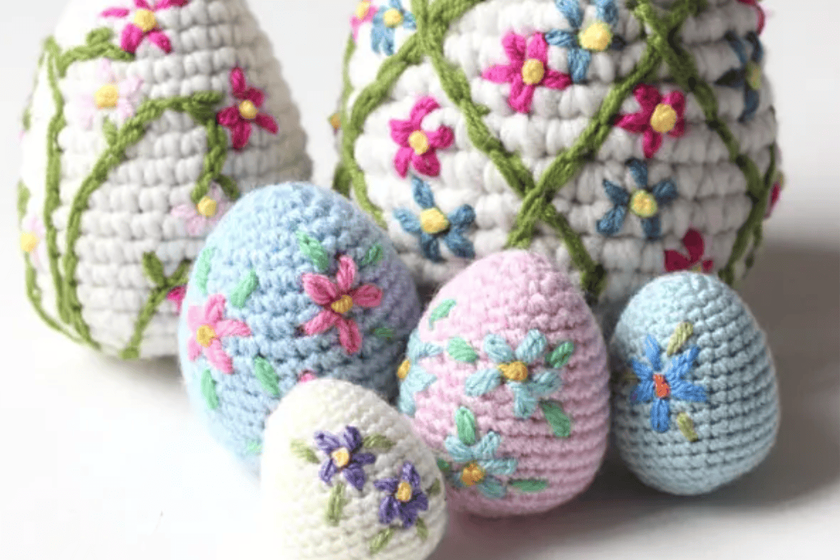 7 Easy Crochet Easter Egg Patterns - Fun Crochet Patterns