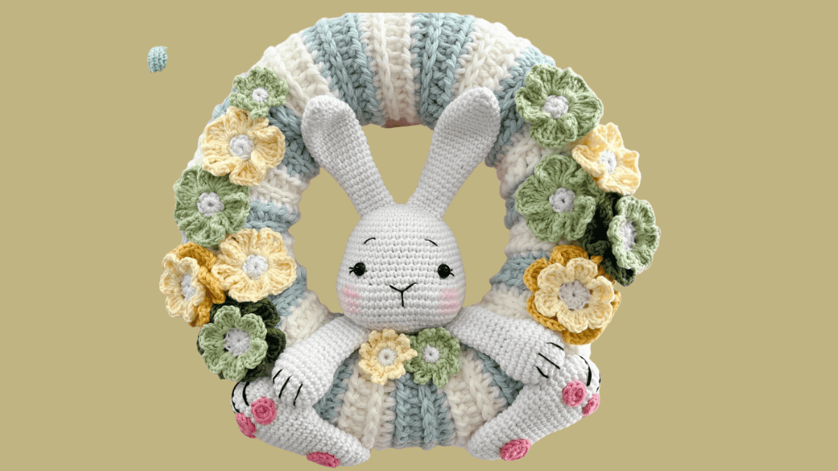 5 Crochet Easter Wreath Patterns: Easy and Cute - Fun Crochet Patterns