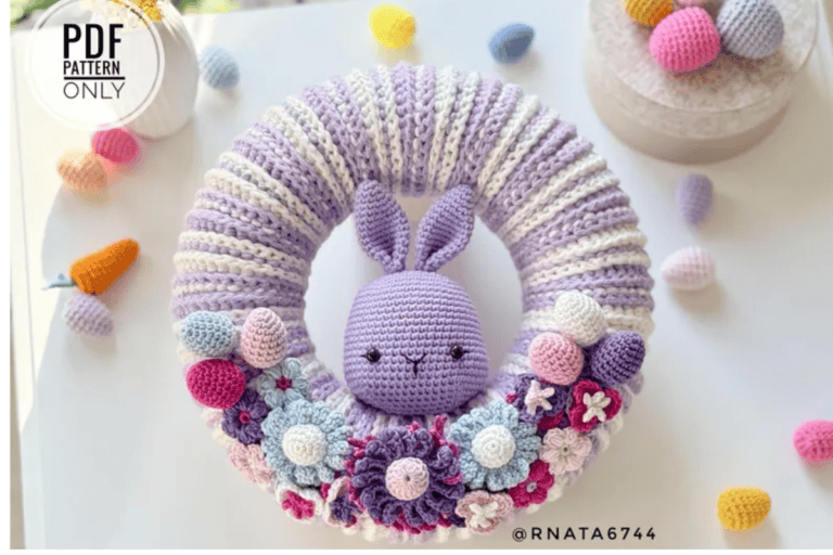 Crochet Easter Wreath Patterns: Easy and Cute - Fun Crochet Patterns