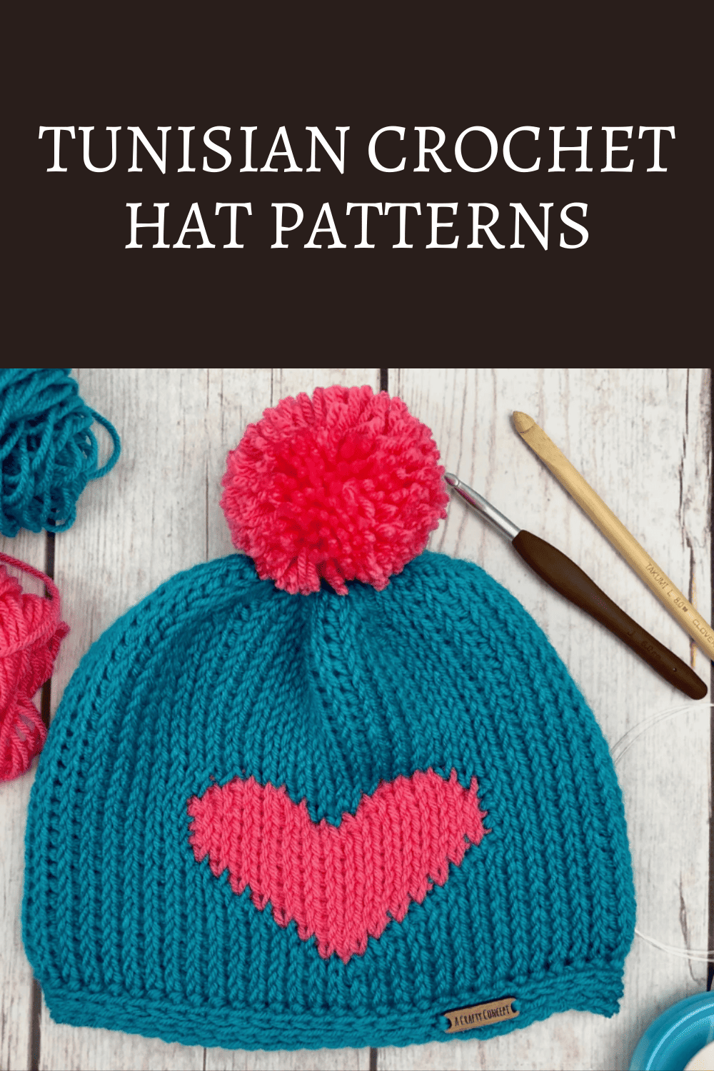 7 Easy Tunisian Crochet Hat Patterns - Fun Crochet Patterns