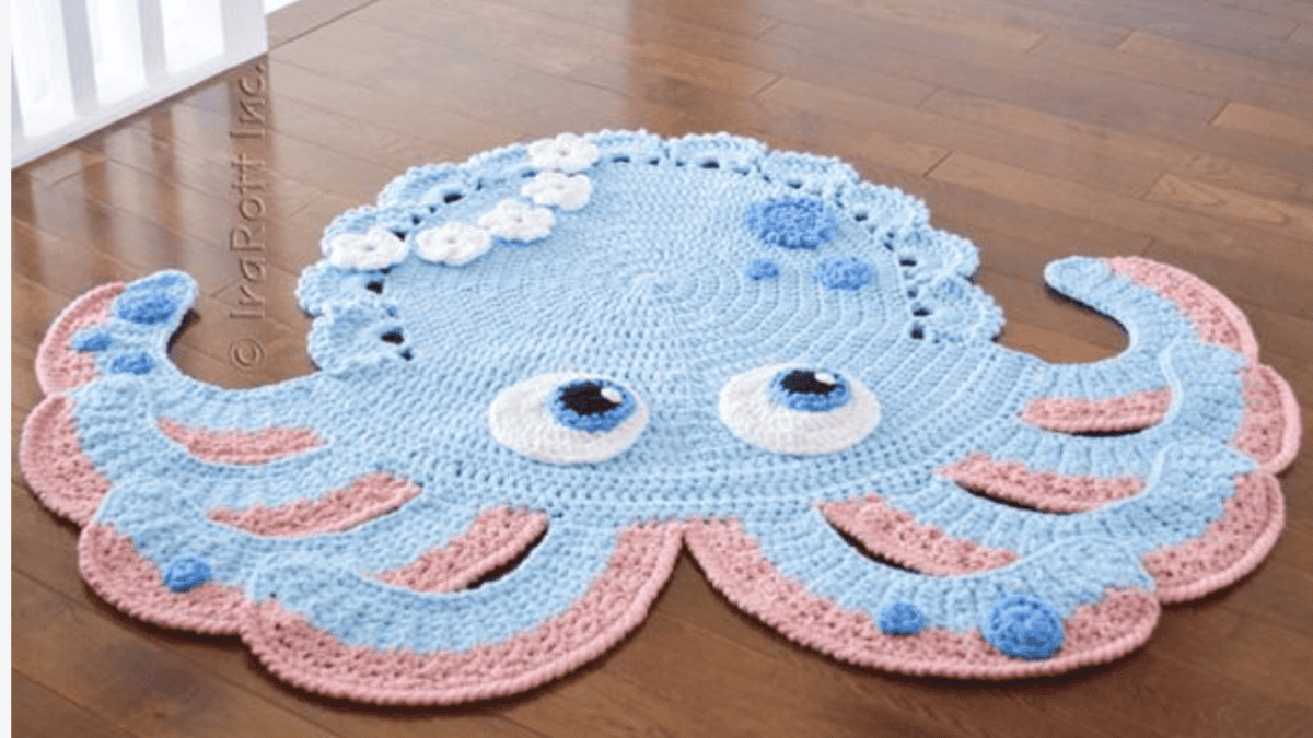 10 Crochet Animal Rug Patterns - Fun Crochet Patterns