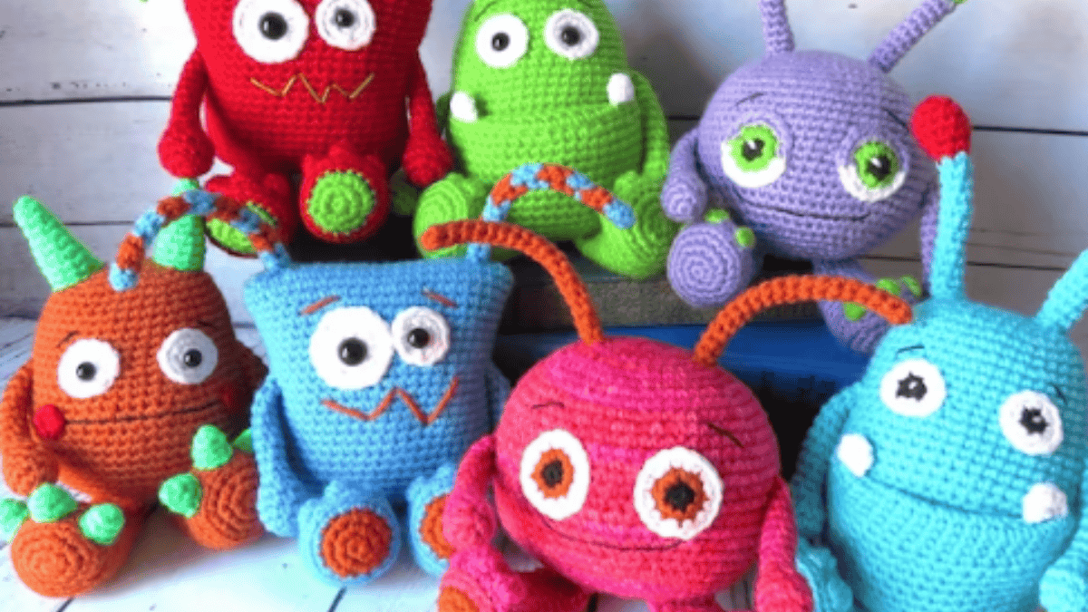 Adorable Crochet Monster Patterns - Fun Crochet Patterns