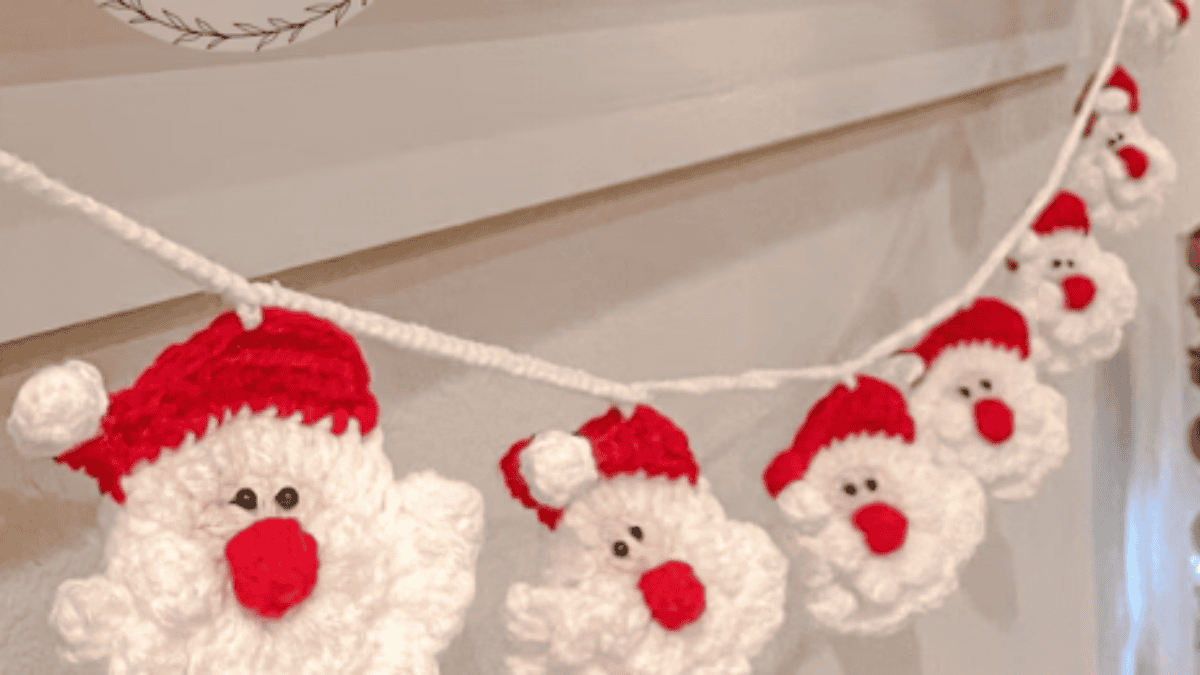 Crochet Christmas Garland Patterns - Fun Crochet Patterns
