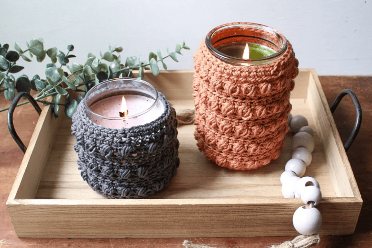Crochet Candle Holder Patterns - Fun Crochet Patterns