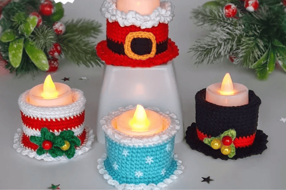 Crochet Candle Holder Patterns - Fun Crochet Patterns