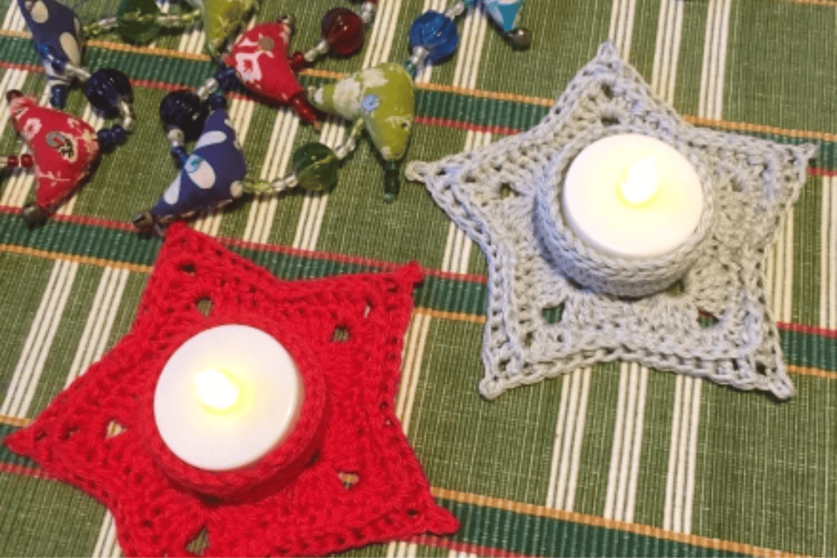 Crochet Candle Holder Patterns - Fun Crochet Patterns