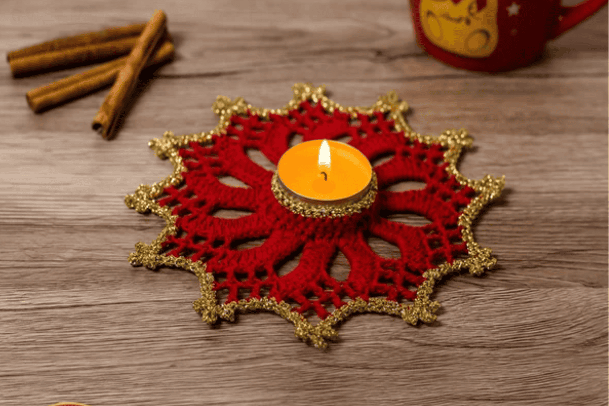 Crochet Candle Holder Patterns - Fun Crochet Patterns