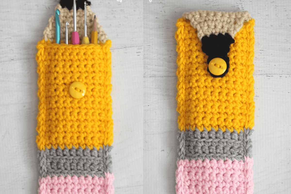 Crochet Pencil Holder Patterns - Fun Crochet Patterns
