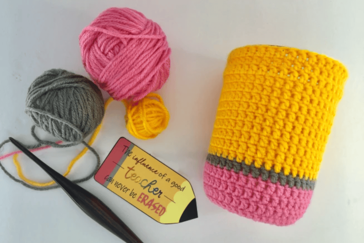 Crochet Pencil Holder Patterns - Fun Crochet Patterns
