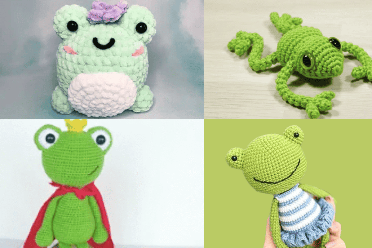 Crochet Leggy Frog - Fun Crochet Patterns