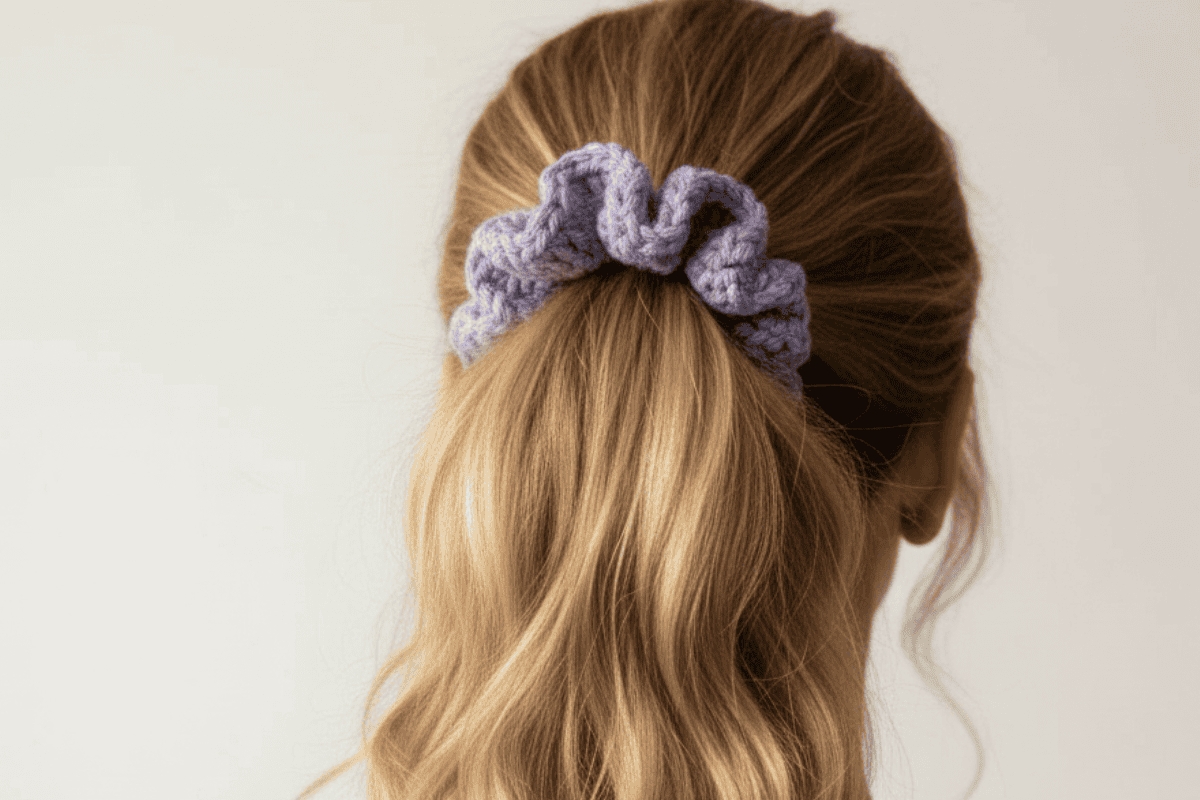 Crochet Hair Scrunchies Free Pattern - Fun Crochet Patterns