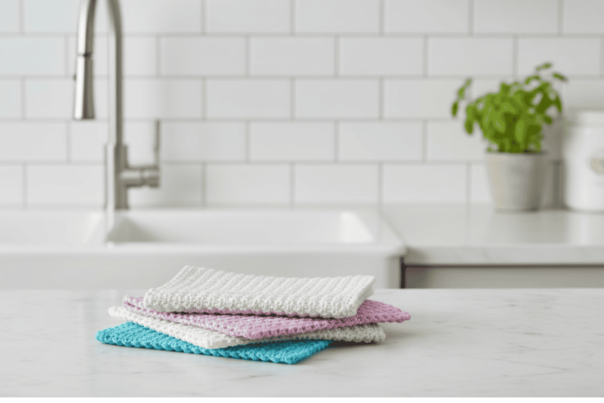 Easy Crochet Dishcloth Pattern - Fun Crochet Patterns