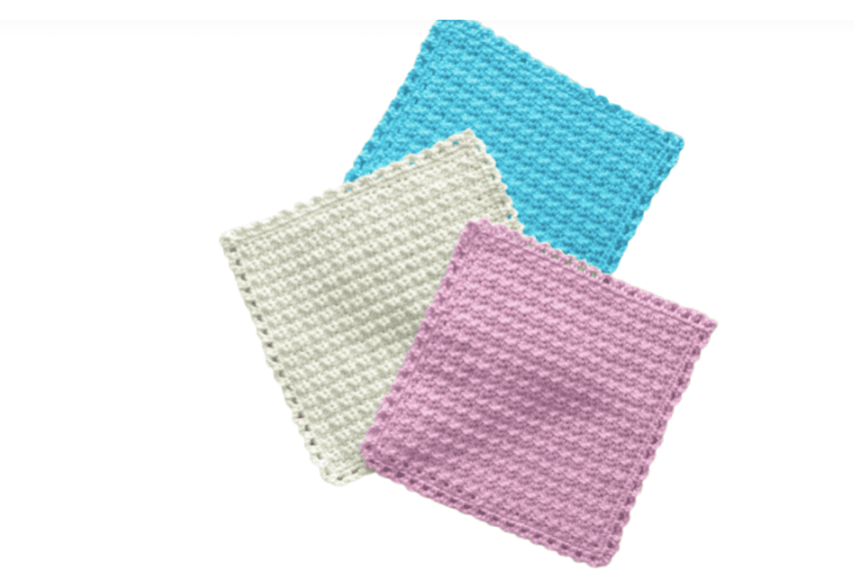 Easy Crochet Dishcloth Pattern - Fun Crochet Patterns