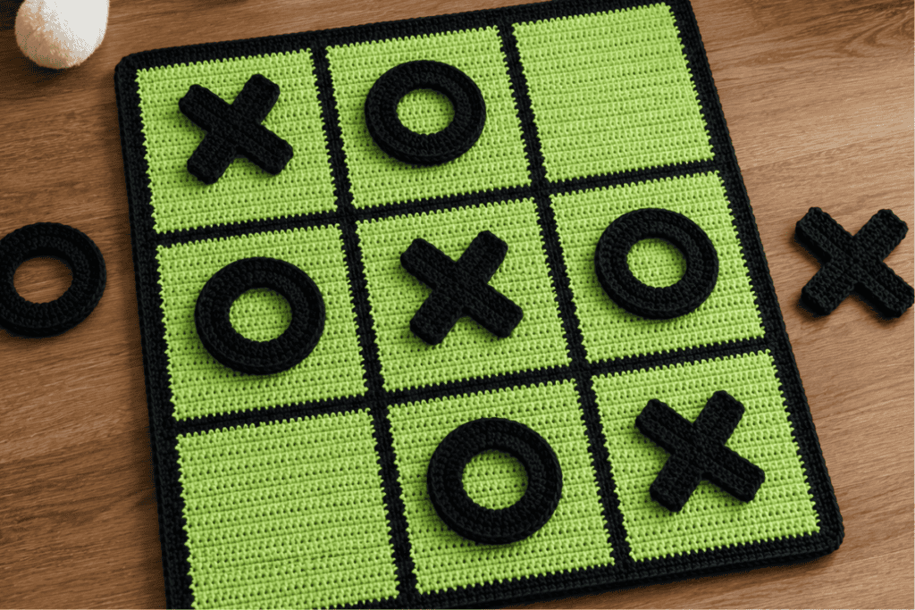 Crochet Tic Tac Toe Free Pattern - Fun Crochet Patterns