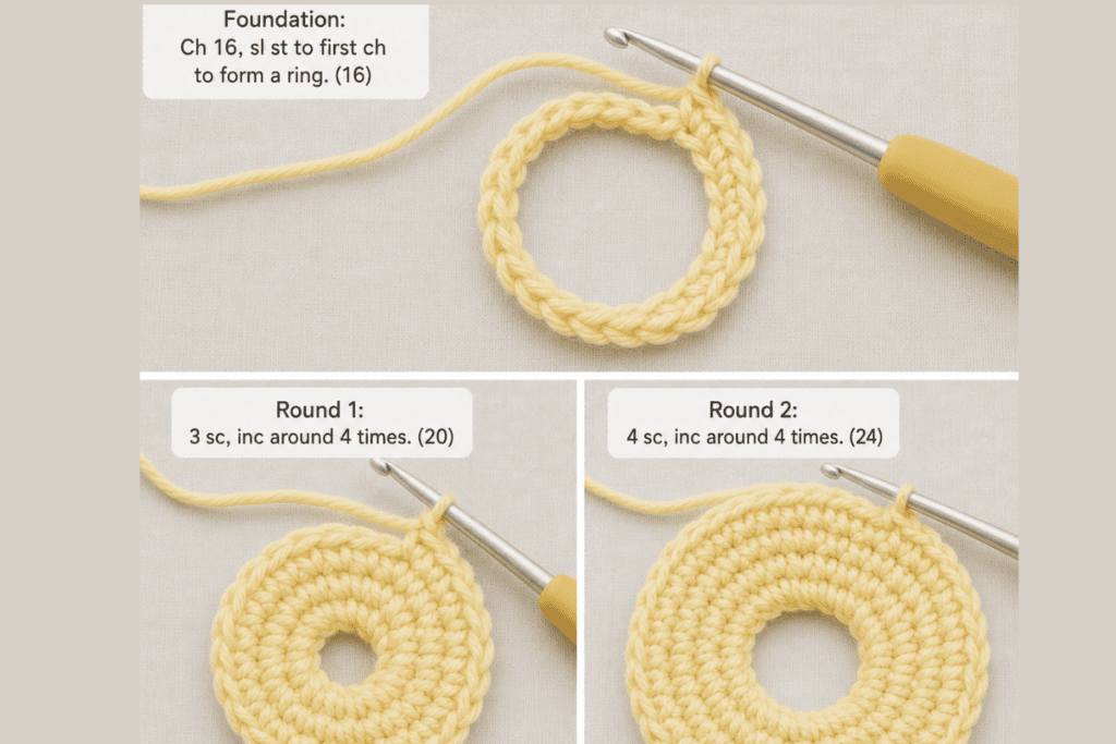 Crochet Donut Pattern - Fun Crochet Patterns