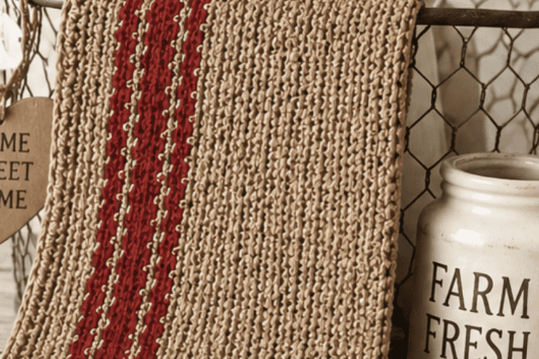 Crochet Dishtowel Pattern - Fun Crochet Patterns